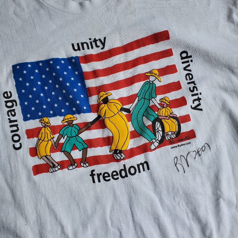 Signed 2001 Brian Joseph Artist Unity Courage Freedom… - Gem
